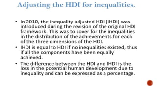 Physical Quality of life index(PQLI) and Human Developmental Index(HDI ...