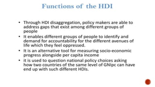 Physical Quality of life index(PQLI) and Human Developmental Index(HDI ...