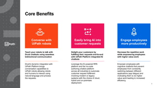 Transform experiences with automation and conversational AI | PPT