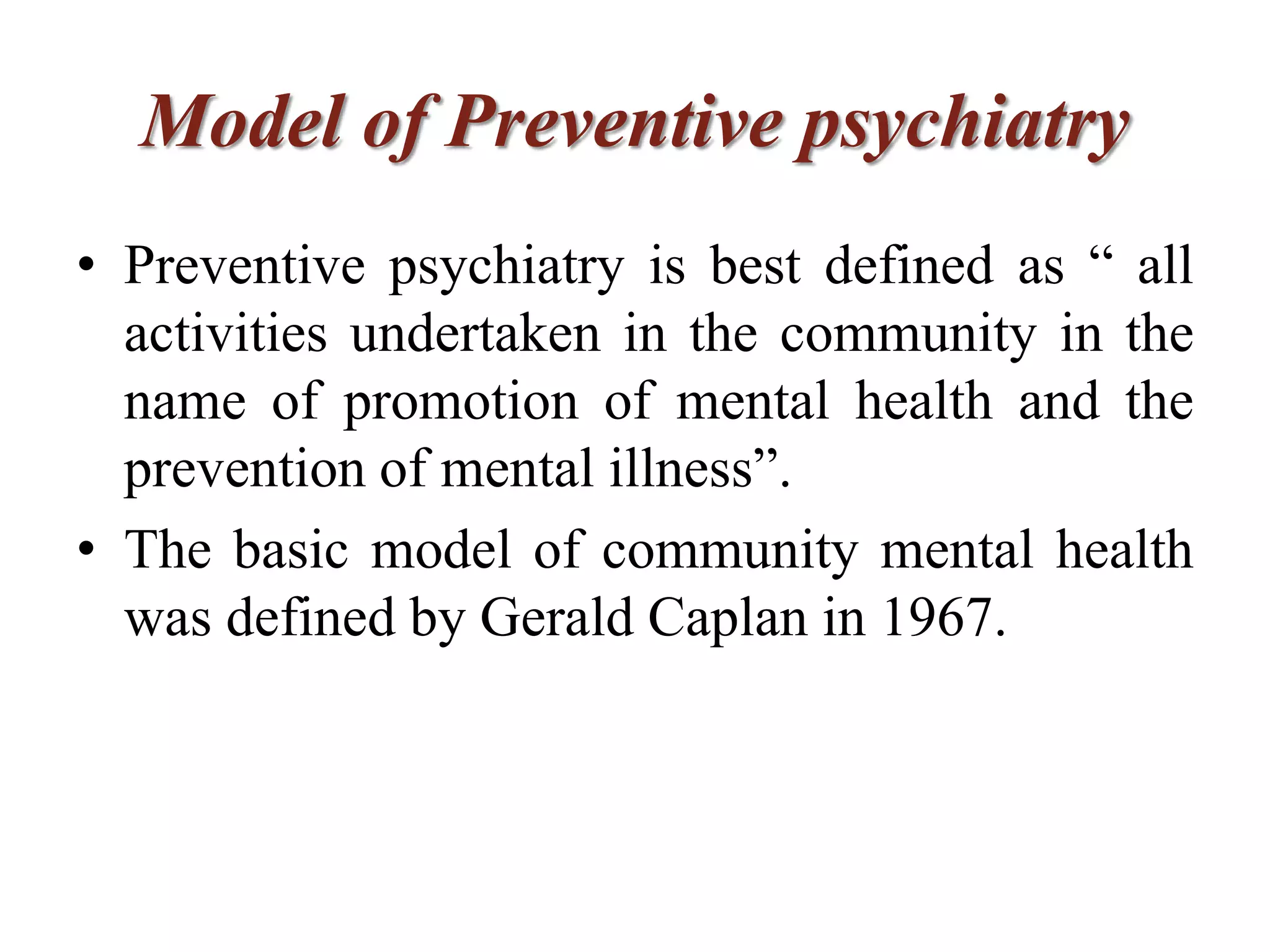 Community mental health nursing | PPTX