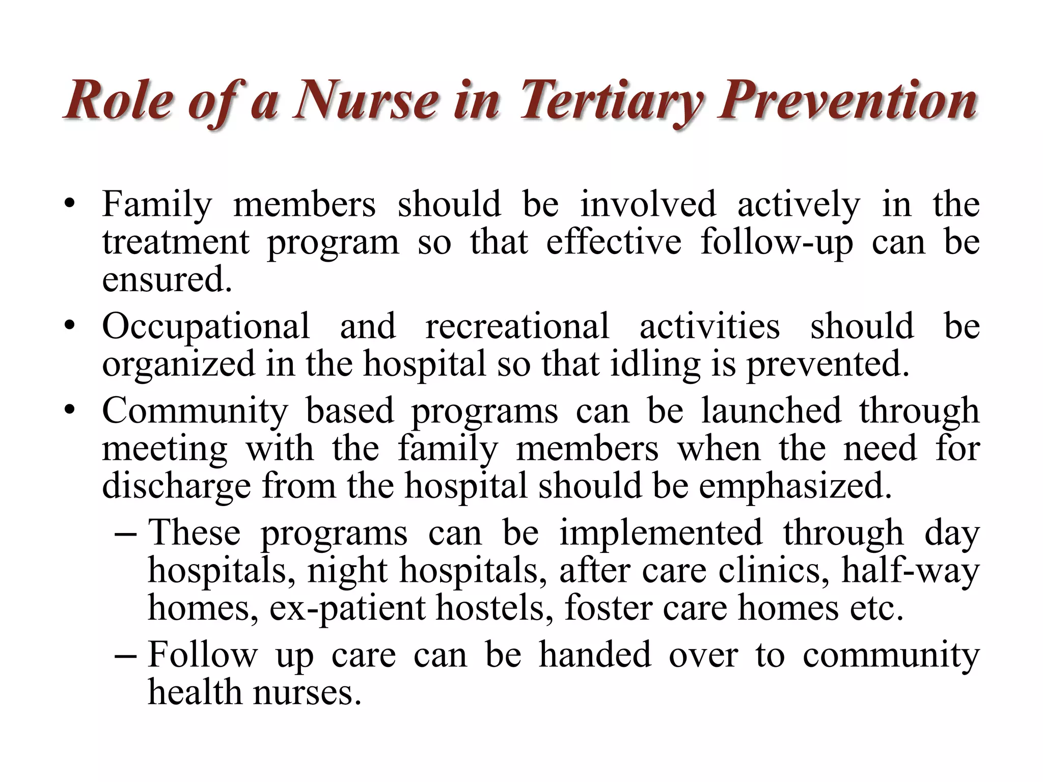 Community mental health nursing | PPTX