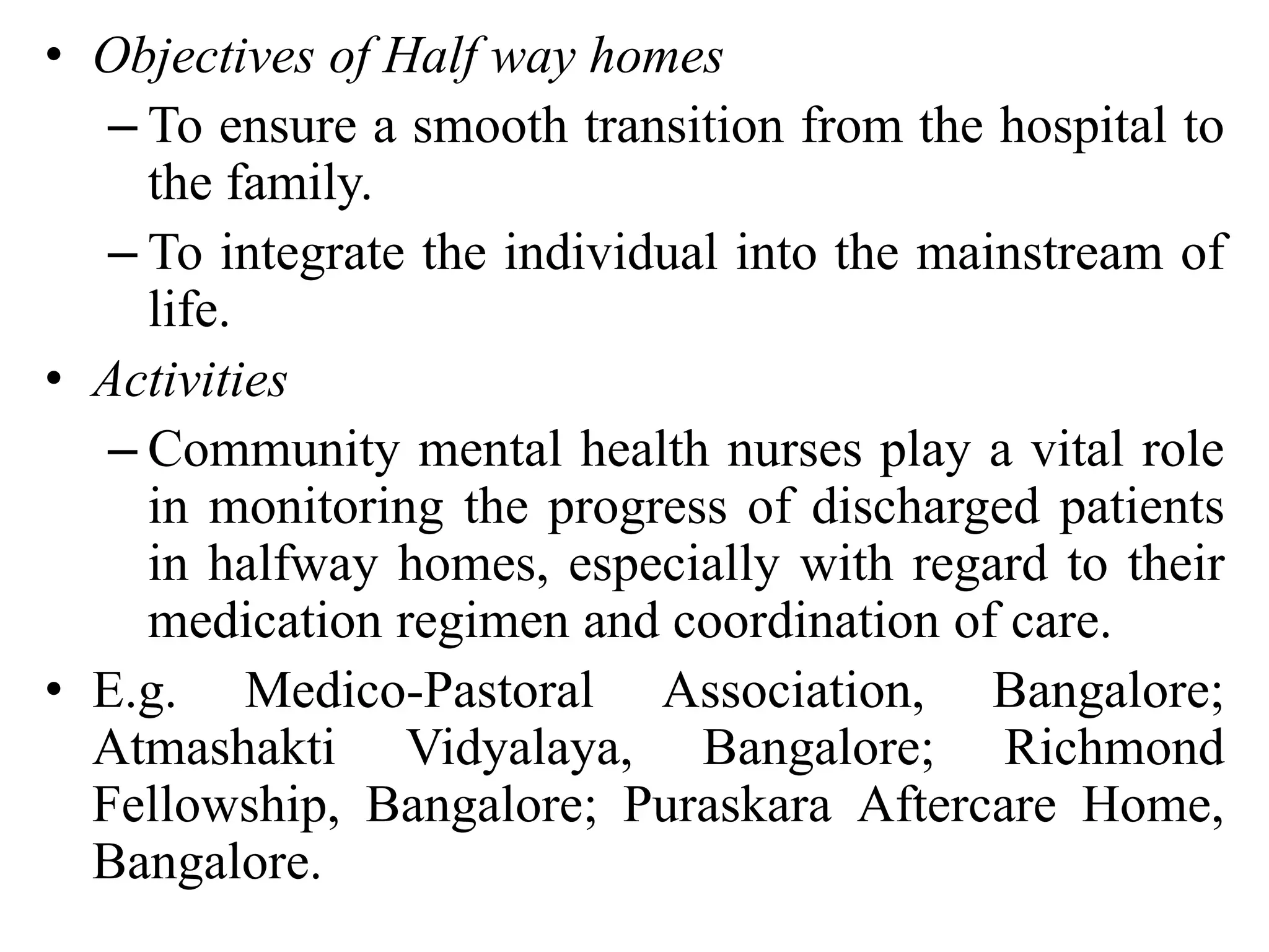 Community mental health nursing | PPTX