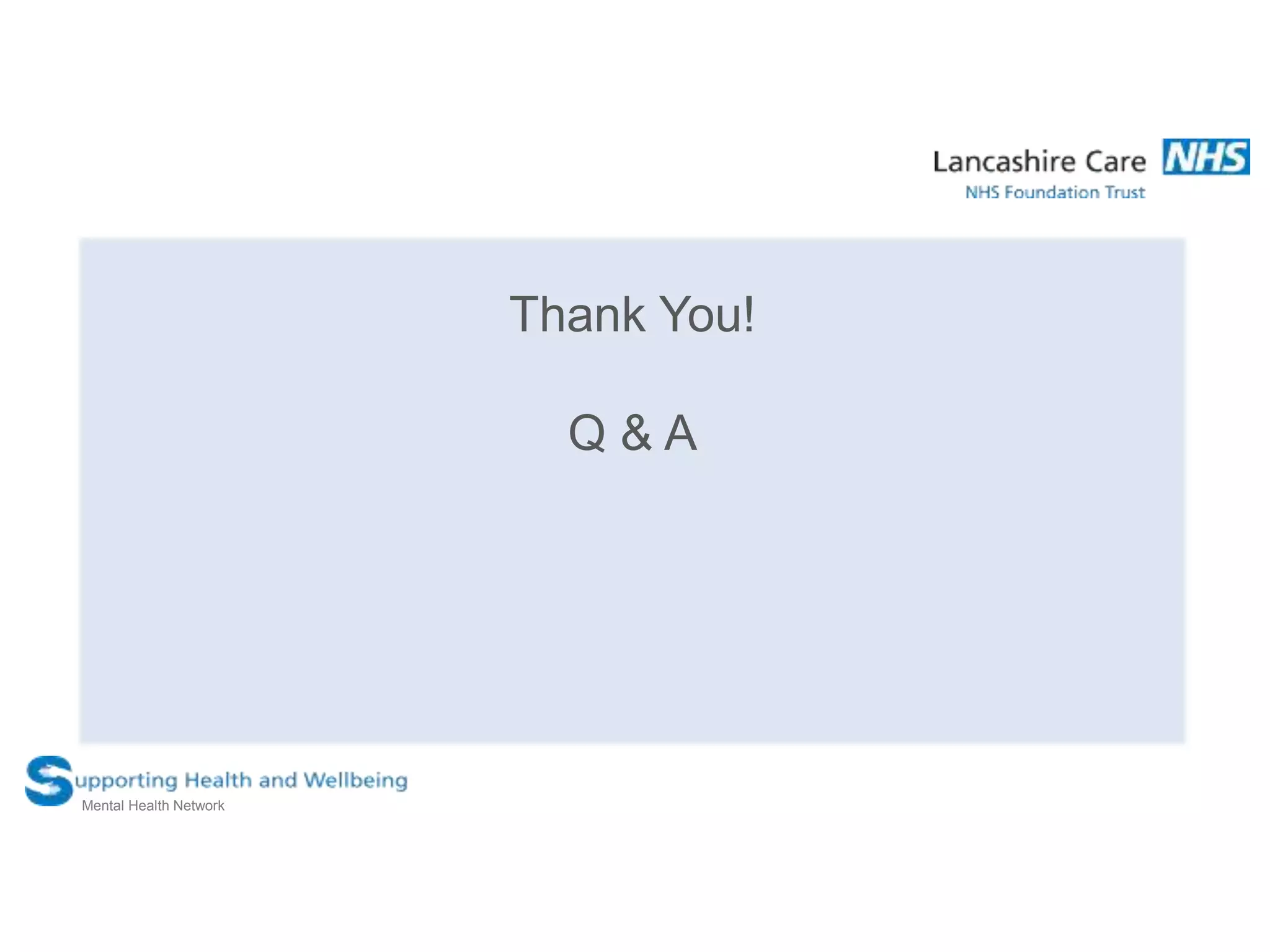 Dr Leon Le Roux - Introducing the framework for community mental health ...