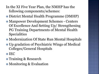 Community mental health programme | PPTX