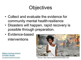 Community mental health resilience | PPTX | Mental Health | Diseases ...