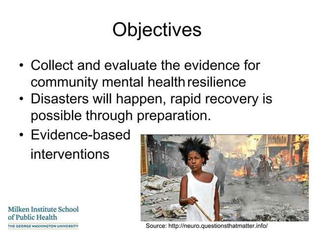 Community mental health resilience | PPT