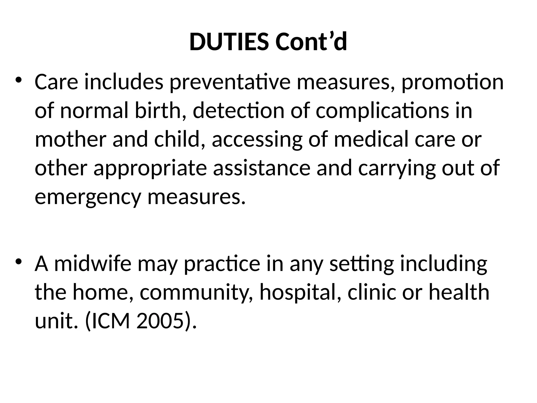 COMMUNITY MIDWIFERY CARE. in undergraduatespptx | PPTX