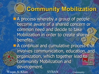 Community mobilization | PPT