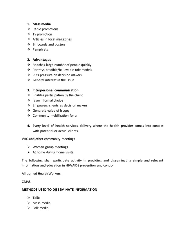 Community mobilization | DOCX