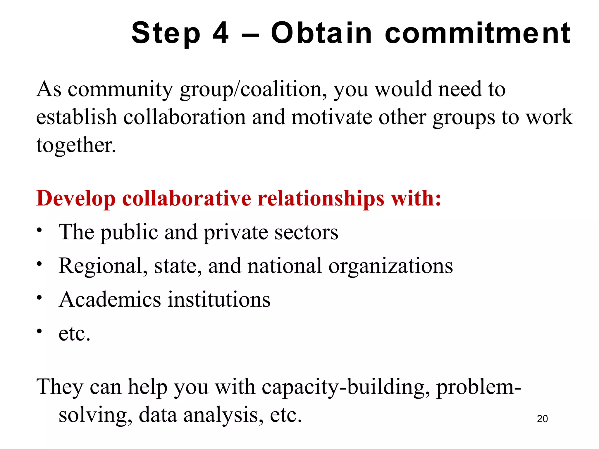 Community mobilization | PPT