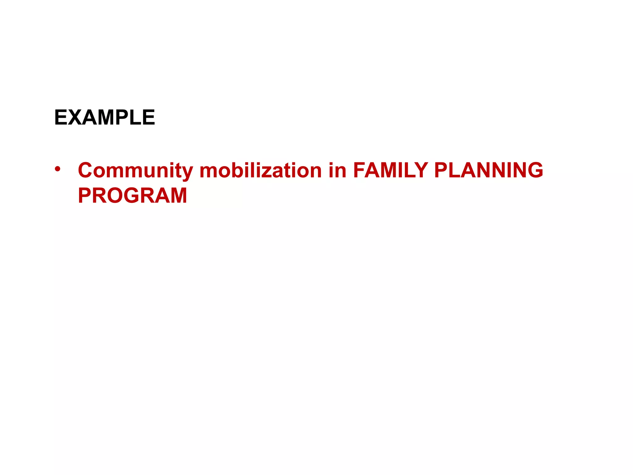 Community mobilization | PPT