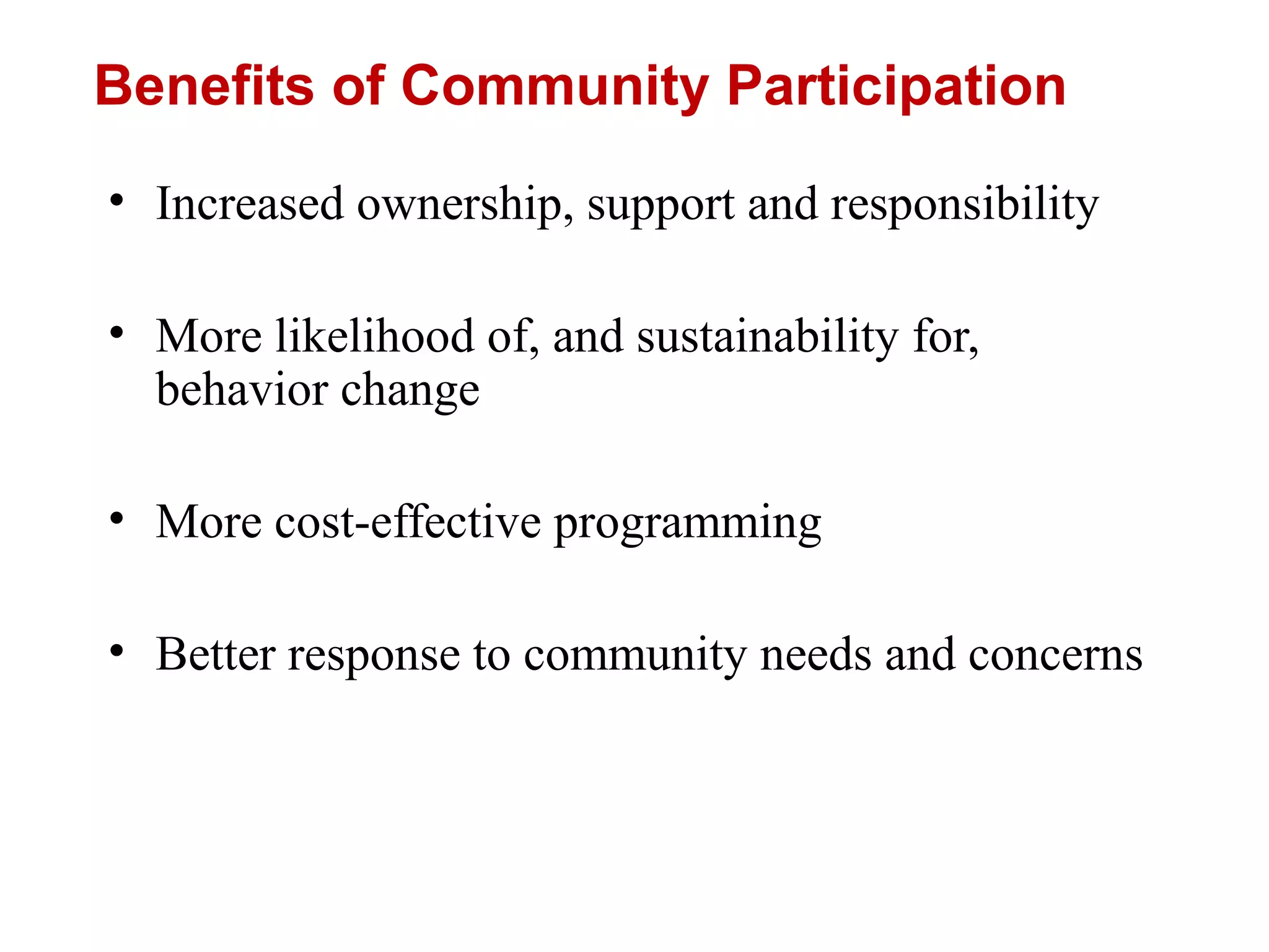 Community mobilization | PPT