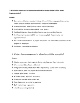 Community mobilization | PDF
