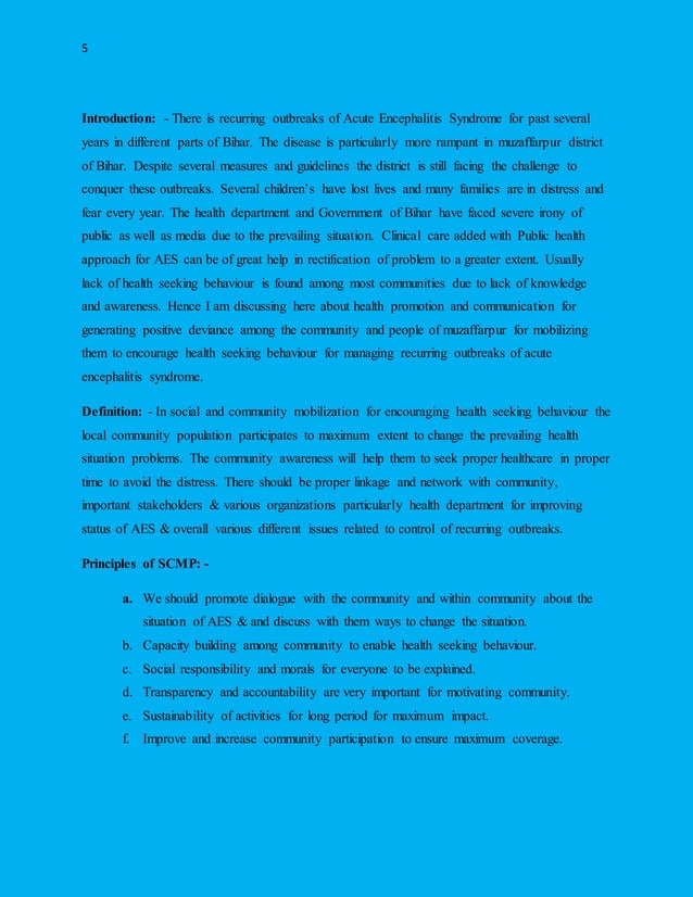 Community mobilization plan encephalitis muzaffarpur | PDF