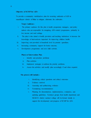 Community mobilization plan encephalitis muzaffarpur | PDF