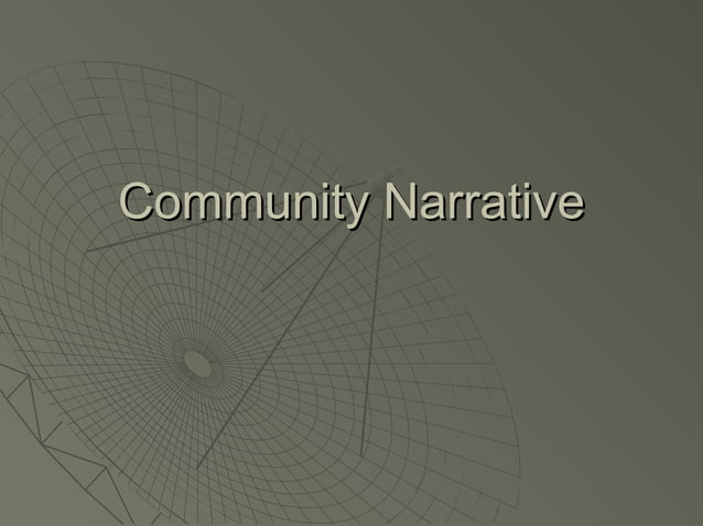 Community Narrative | PPS