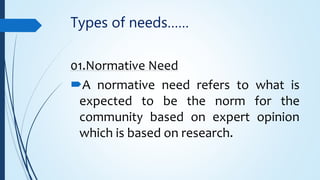 Community need assessment(cna) english | PPTX