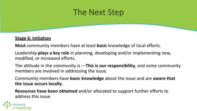 Community needs assessment | PPTX