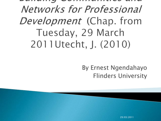 Building Online Community Networks | PPT