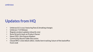 Umbraco Community News 09/2019 | PPT