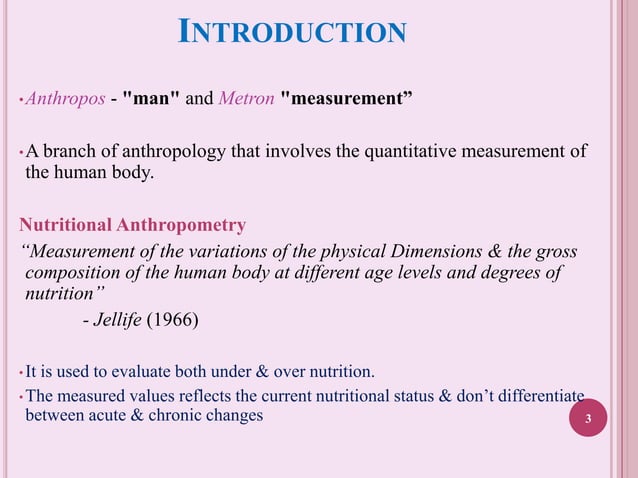 Nutritional Anthropometry | PPTX