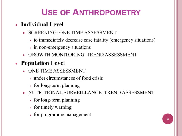 Nutritional Anthropometry | PPTX