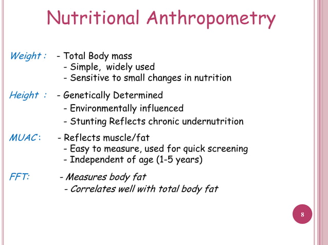 Nutritional Anthropometry | PPTX