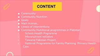 Community nutrition | PDF