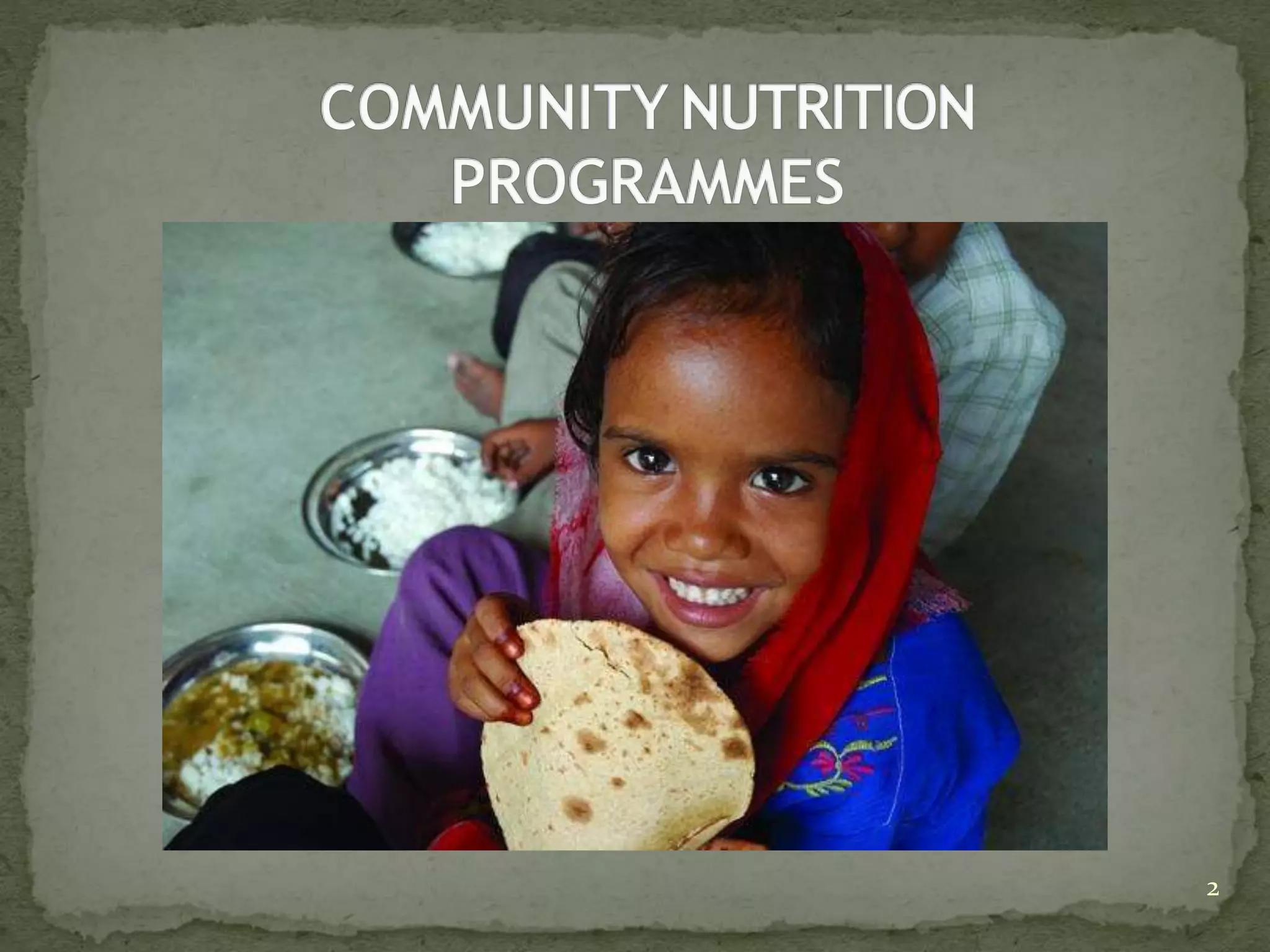 Community nutrition programme | PPTX