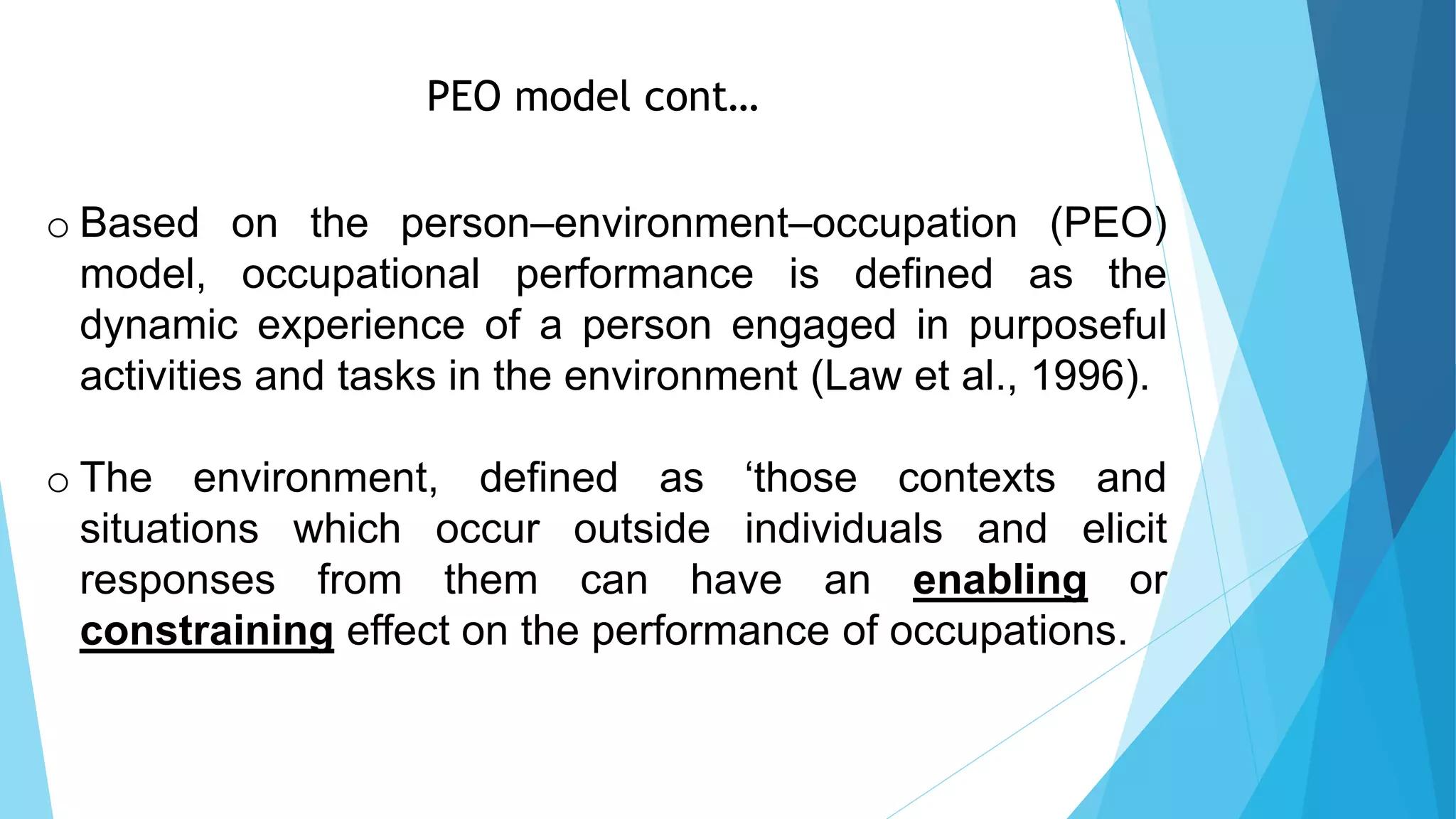 Community Occupational Therapy | PDF