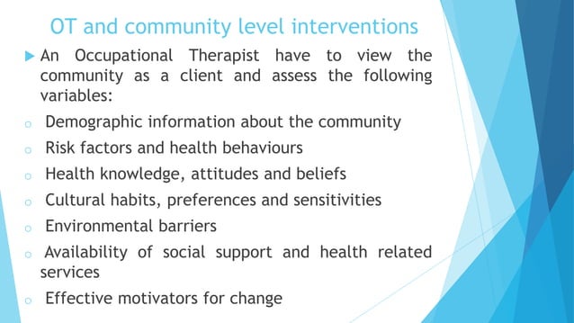 Community Occupational Therapy | PDF