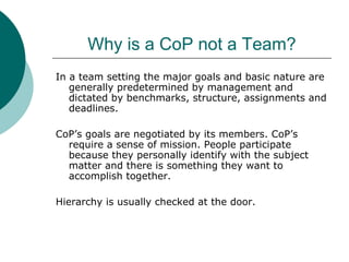 Community Of Practice (Co P) | PPT