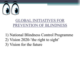 COMMUNITY OPHTHALMOLOGY.pptx | Eye and Vision Conditions | Diseases and ...