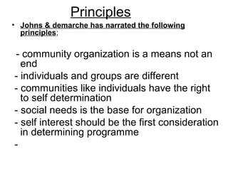 Community organisation | PPT