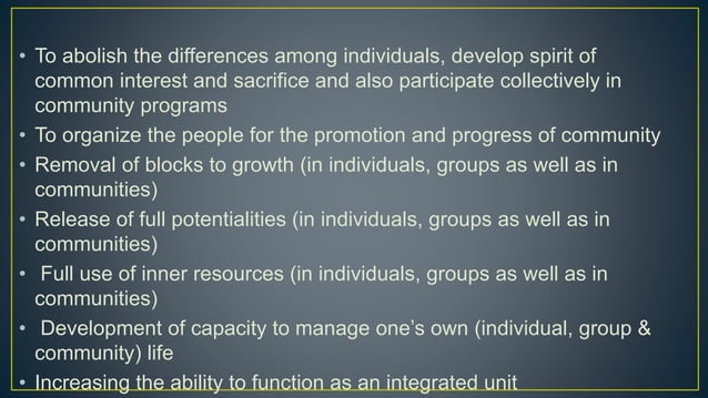 Community organization | PPT