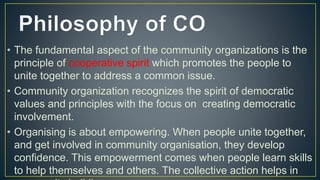 Community organization | PPT