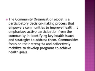 Community organization | PPTX