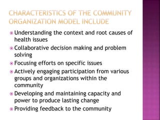 Community organization | PPTX