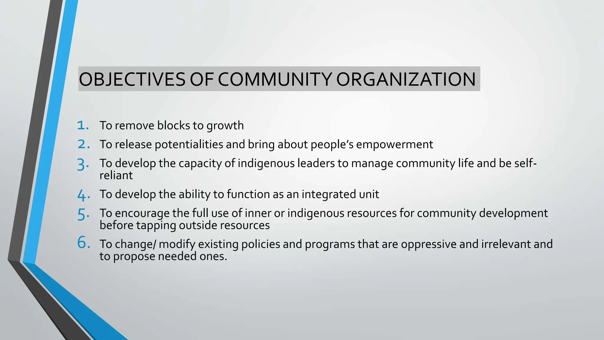 COMMUNITY ORGANIZATION AND EMPOWERMENT LECTURES.pptx | Business ...