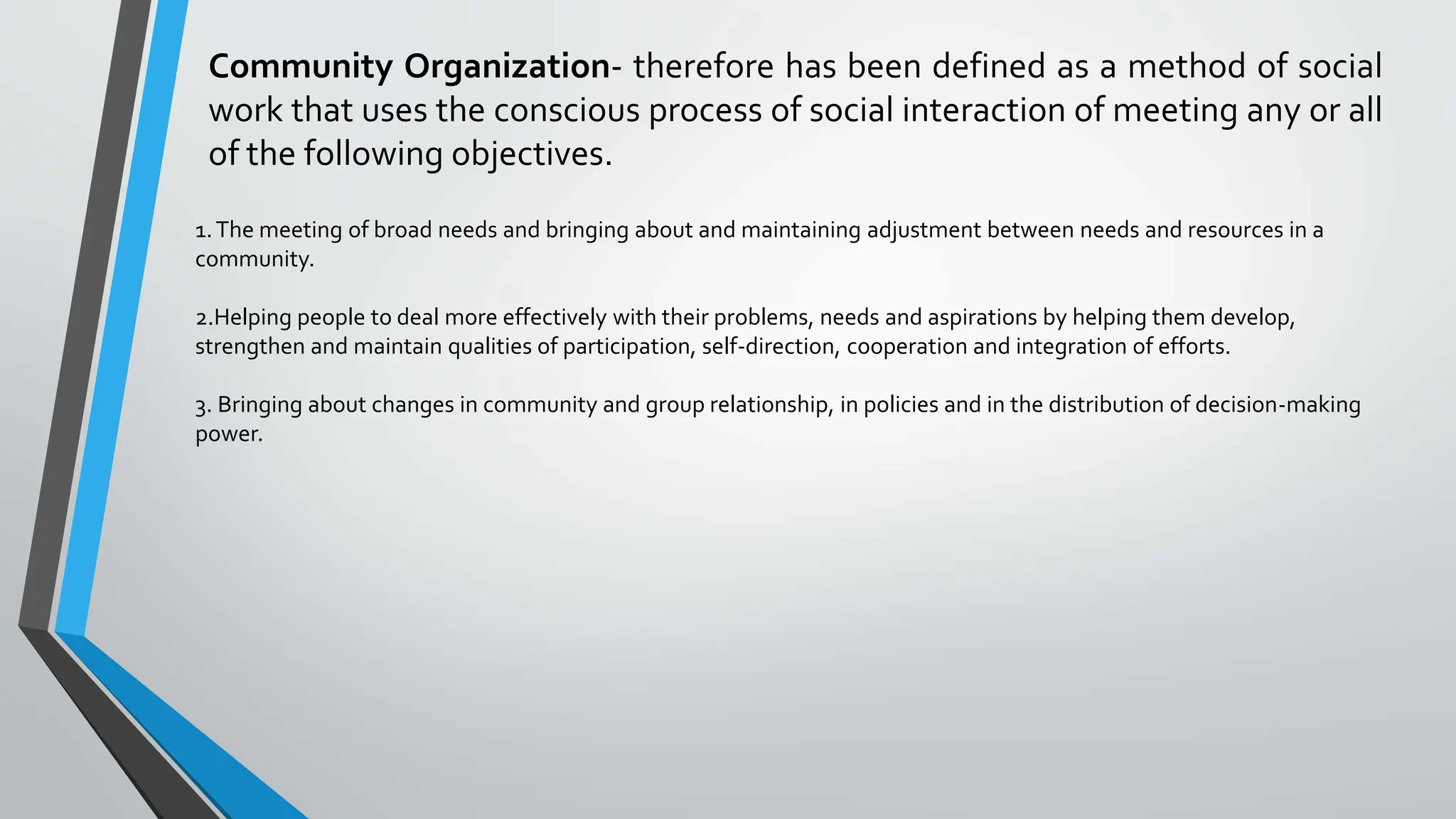 COMMUNITY ORGANIZATION AND EMPOWERMENT LECTURES.pptx | Business ...