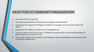 COMMUNITY ORGANIZATION AND EMPOWERMENT LECTURES.pptx | Business ...