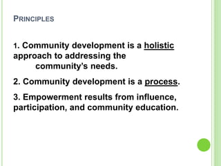 Community organizing | PPTX