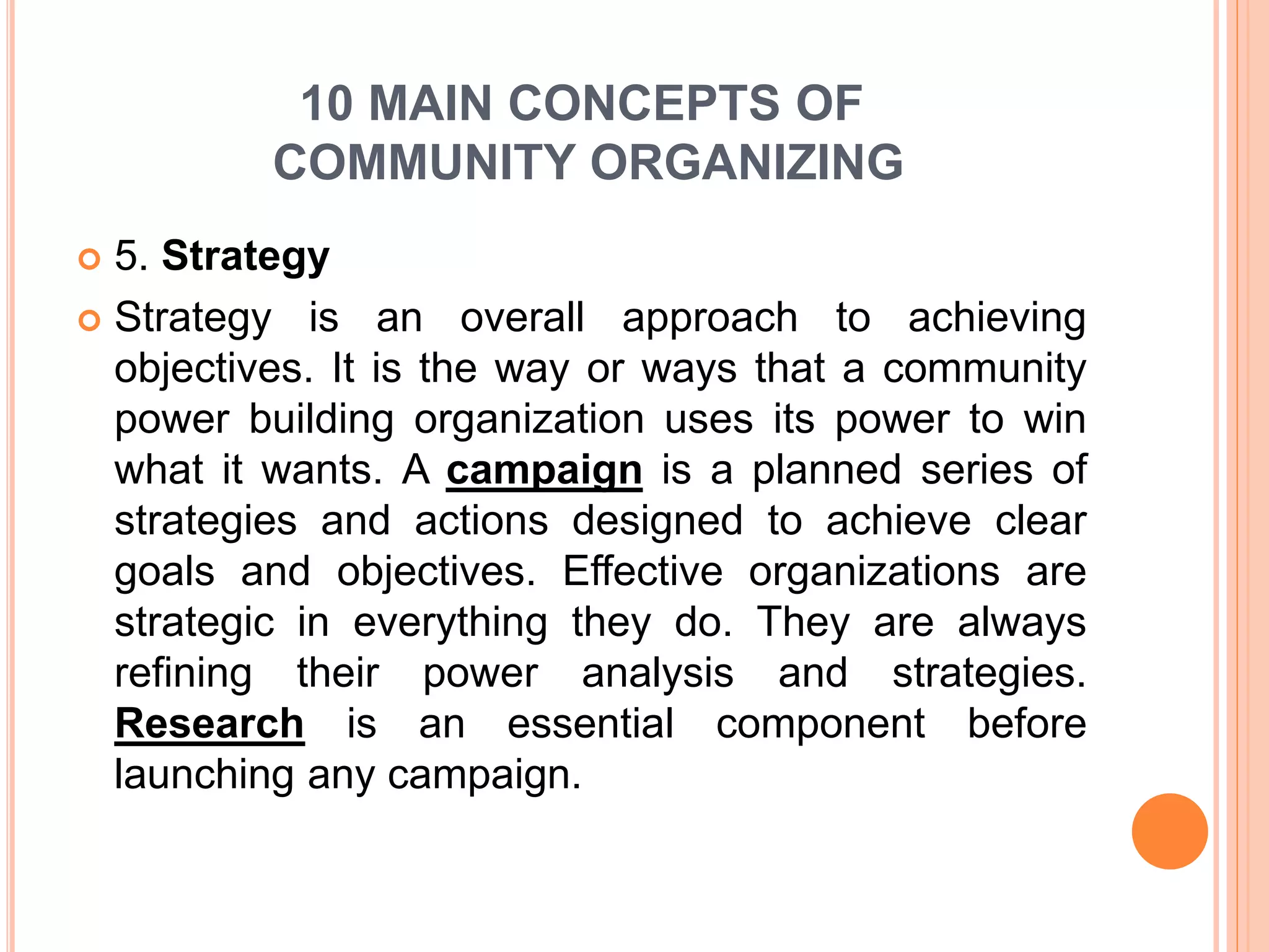 Community Organizing | PPTX