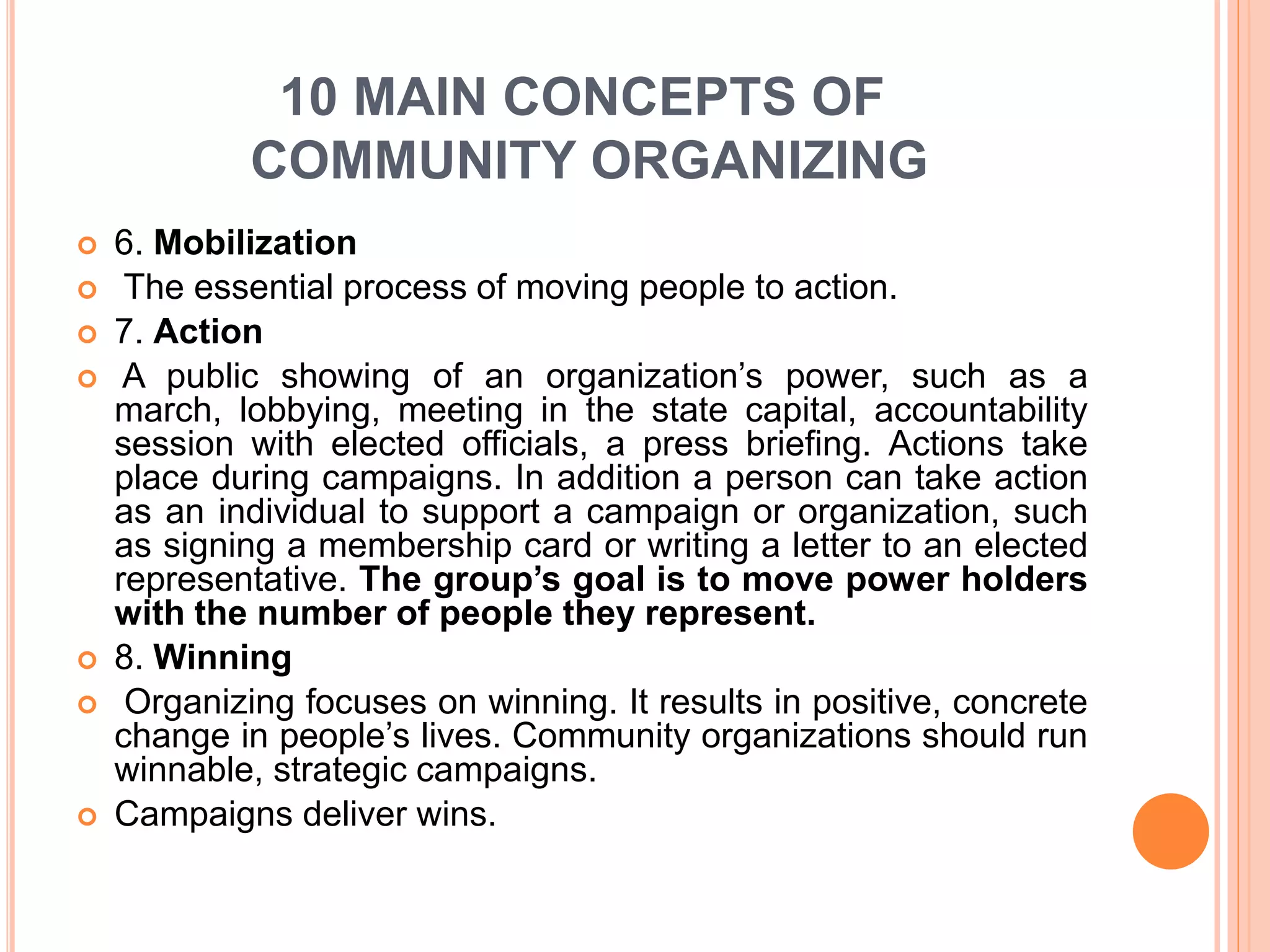 Community Organizing | PPTX