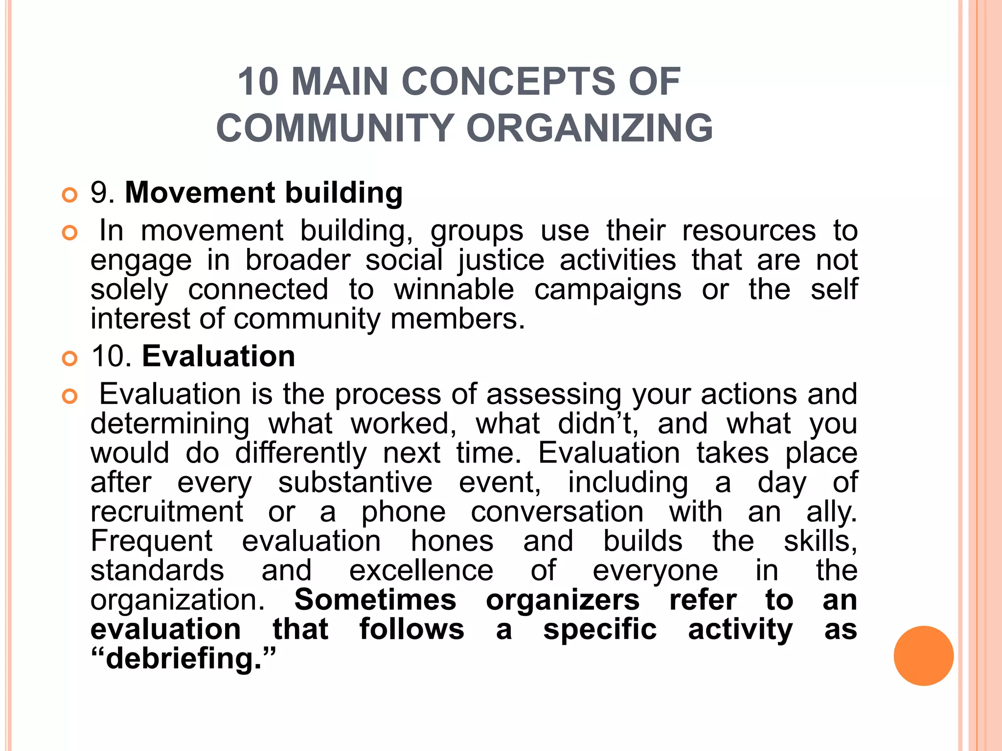 Community Organizing | PPTX
