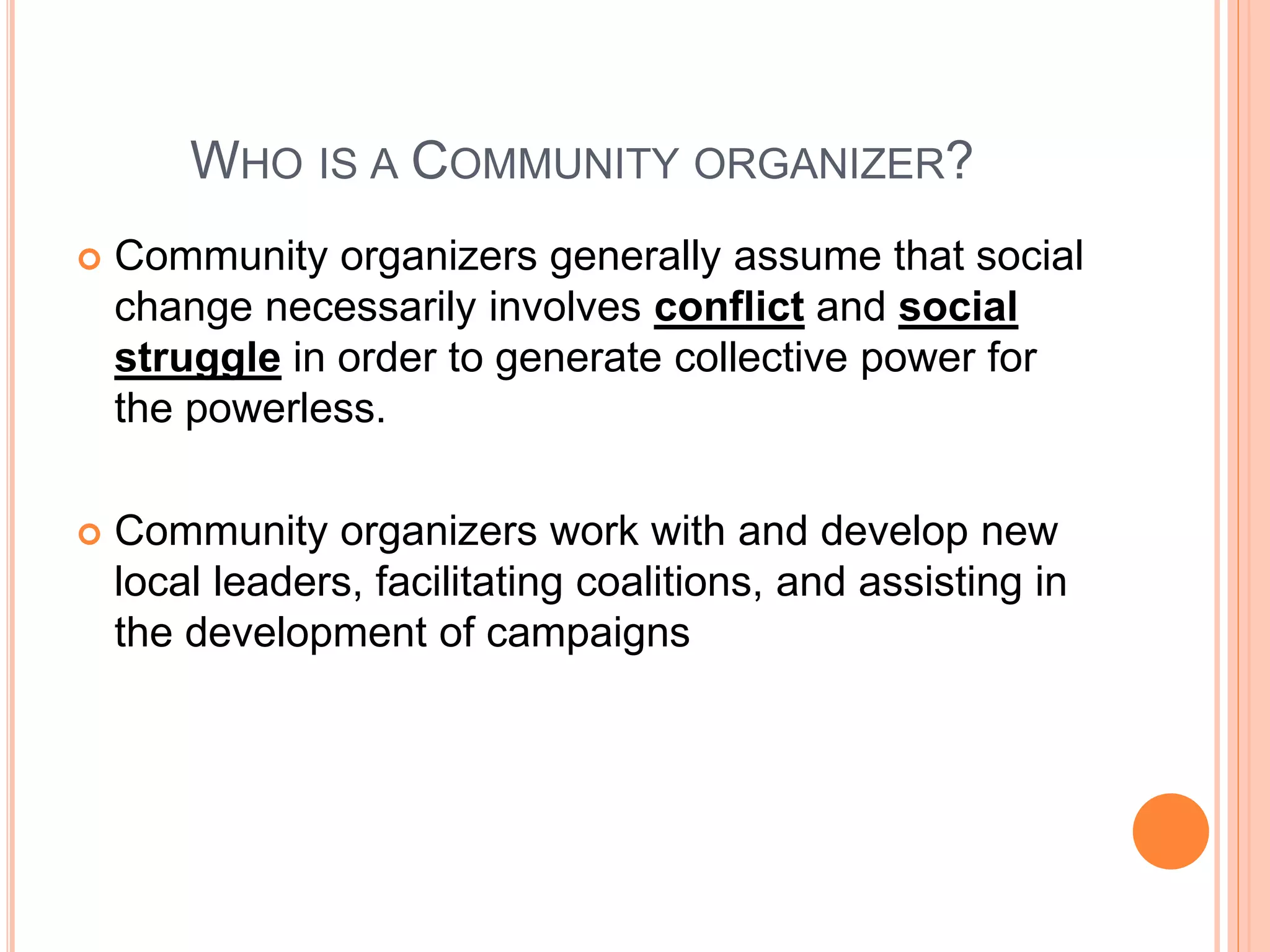 Community Organizing | PPTX