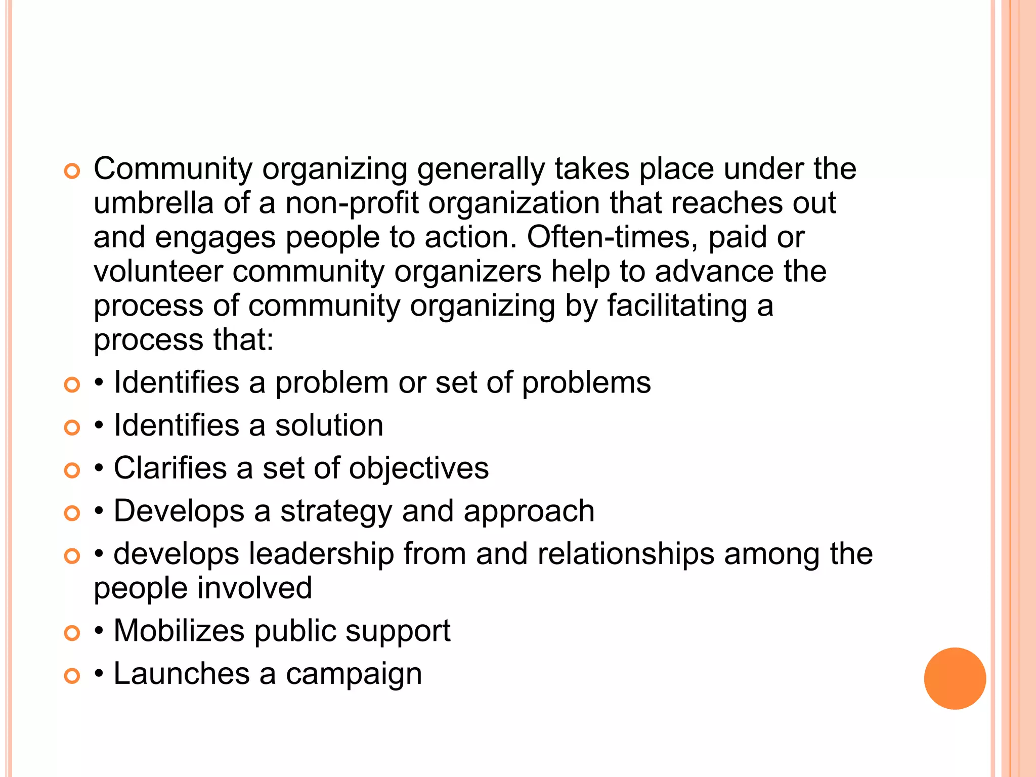 Community Organizing | PPTX