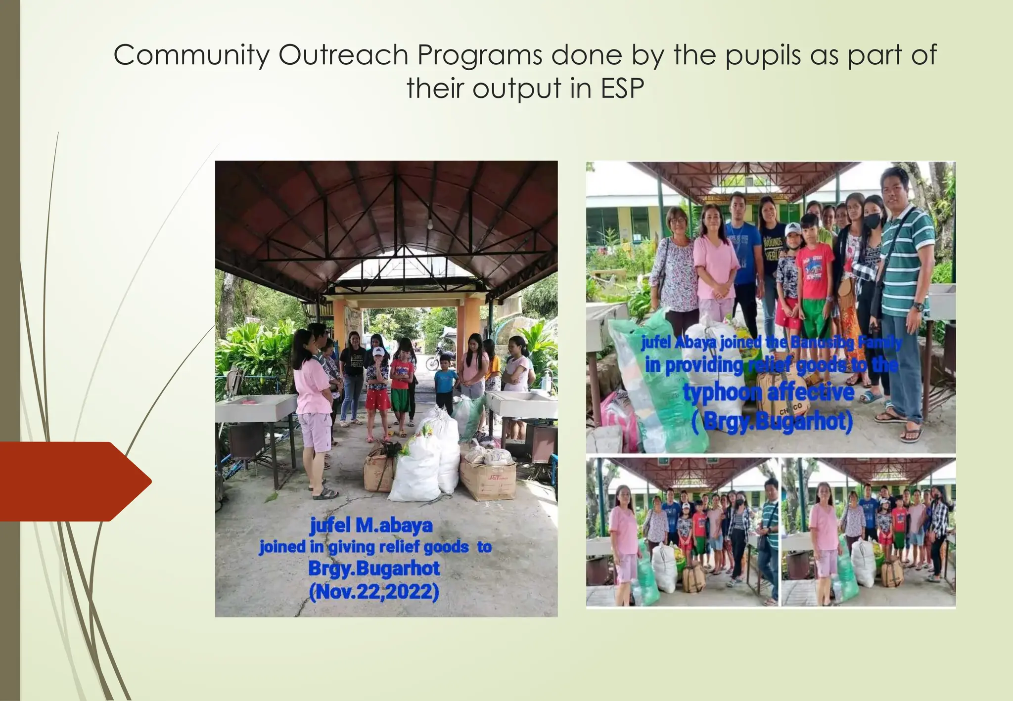 Community Outreach programs and Activities pptx | PPTX