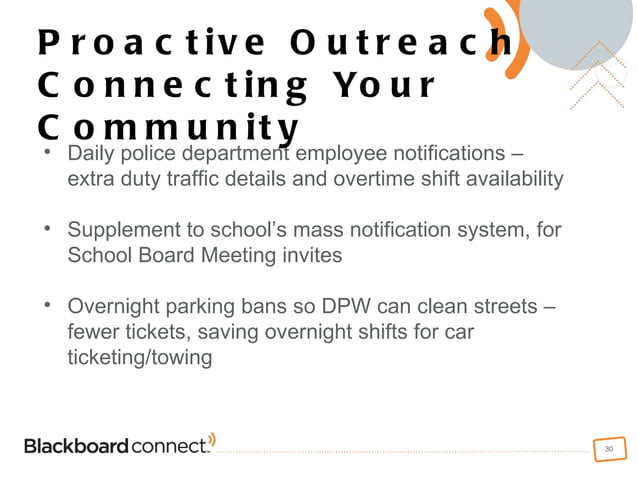 Community Outreach & Proactive Engagement | PPT