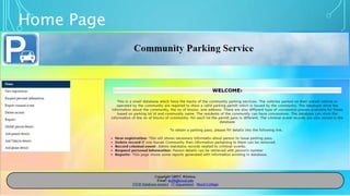 Community Parking System | PPTX
